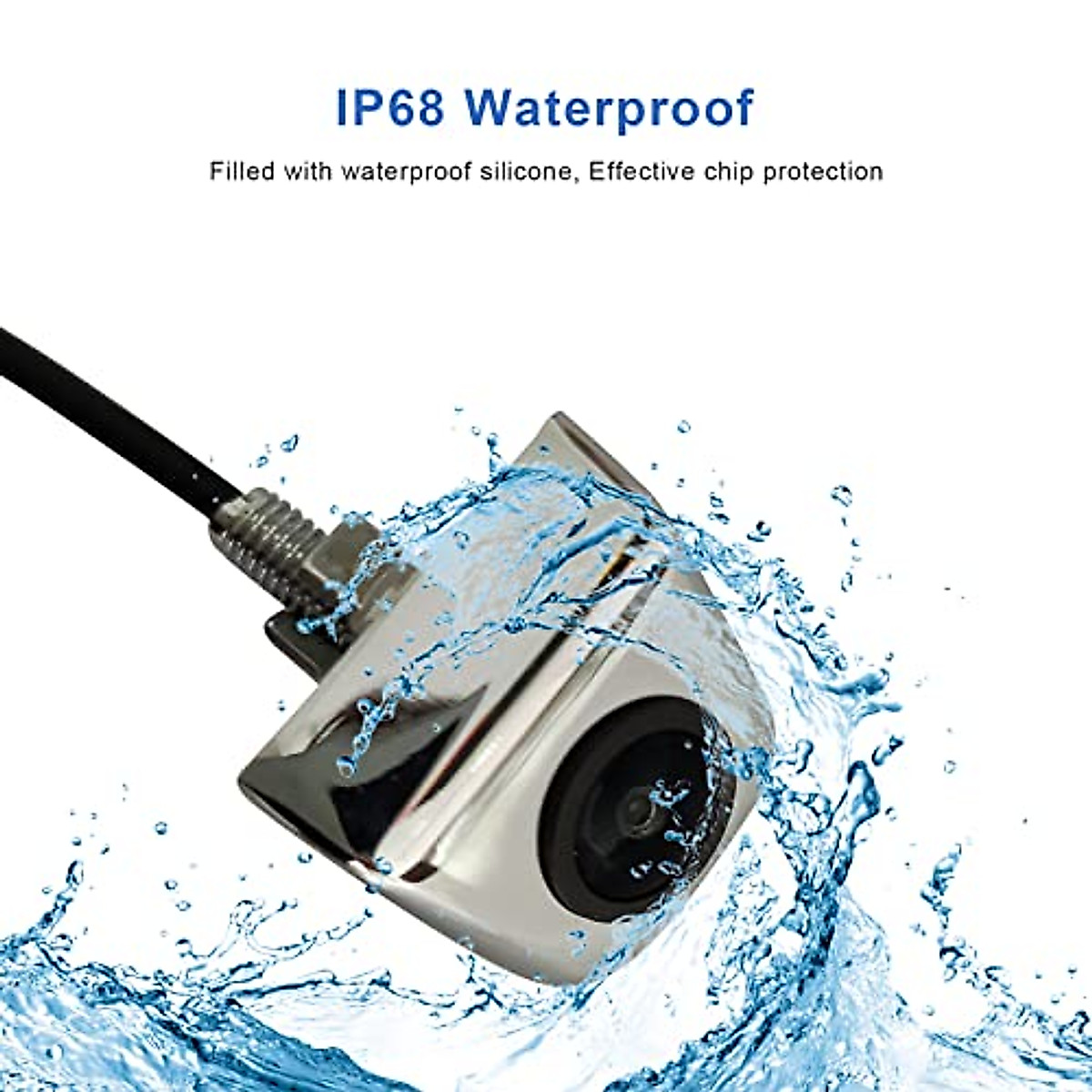 Backup Camera for car AHD1080P Metal 170 Degree Wide Angle Rearview Reversing Camera Starlight Night Vision Waterproof Car Rear View Camera