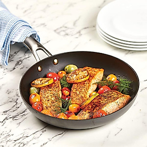 Emeril Everyday 8" (No Lid) Forever Fry Pan with Triple-Layer Non Stick Coating, Dishwasher Safe, Oven Safe up to 500 Degrees