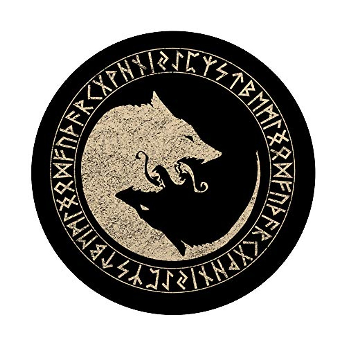 Geri & Freki Odin Wolves Viking Wotan Norse Mythology Thor PopSockets PopGrip: Swappable Grip for Phones & Tablets
