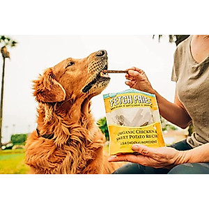Fetch Fries Organic Chicken & Sweet Potato Jerky Fries for Dogs (5 oz).