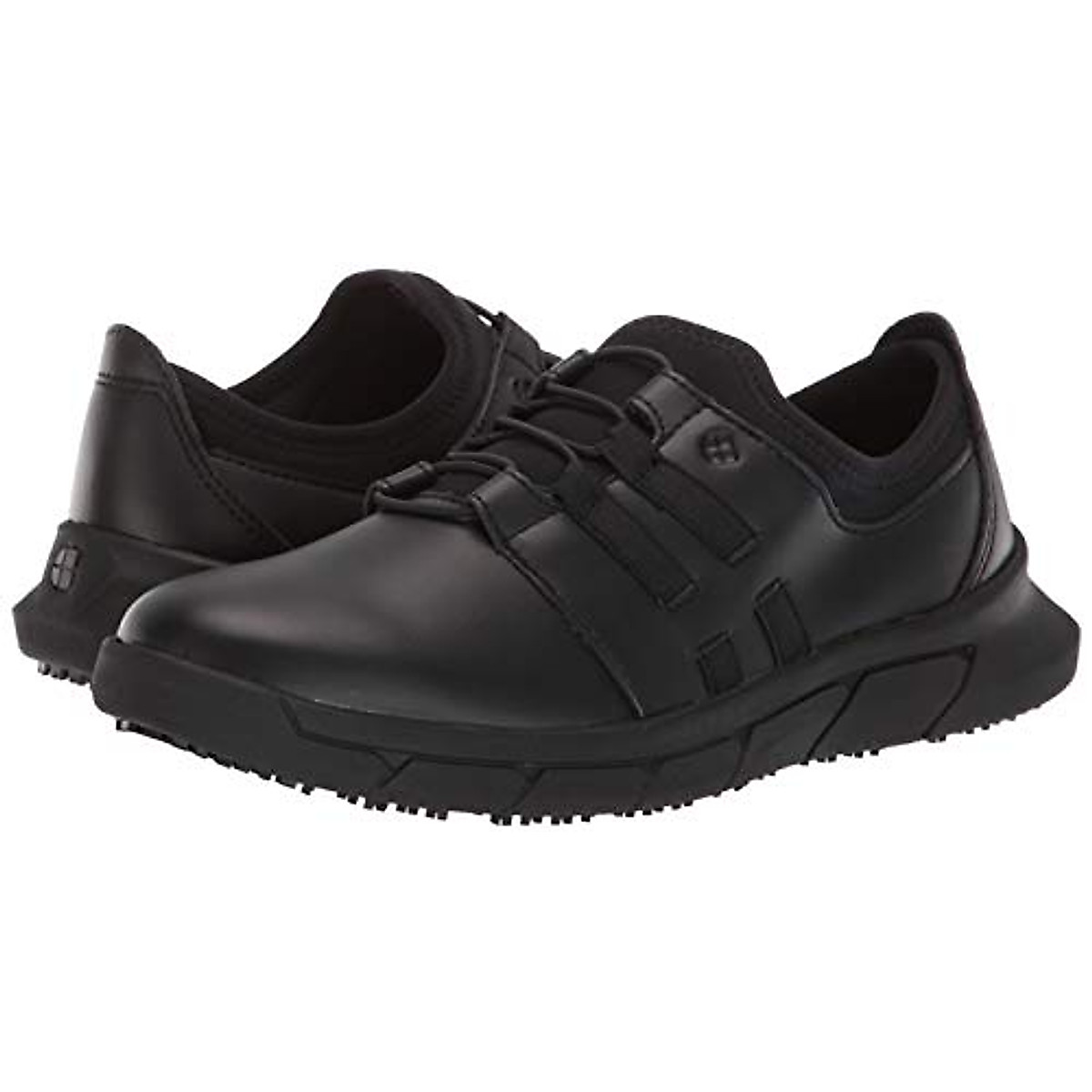 Shoes for Crews LILA Karina, Women's Lightweight Work Shoes, Slip Resistant, Water Resistant, Black, Size 9.5