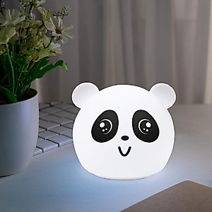 CELIVESGG Night Light Panda 7 Colors LED Nursery Night