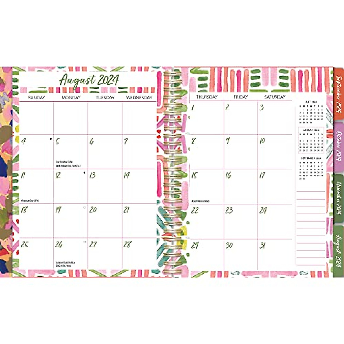 WSBL Abstract Expressions 2024 Agenda Planner (24996051007)