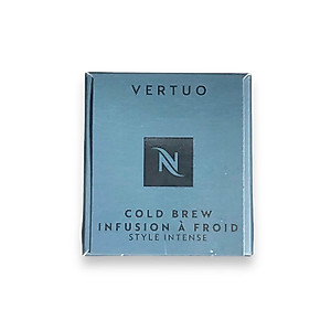 Daily Gemz - Nespresso Cold Brew Pods, Intense - 1 Pack of 7 XL Nespresso Iced Coffee Pods, Exclusively for Vertuo Creatista, Next & Pop Machines - Bundled with Daily Gemz Coffee Spoon
