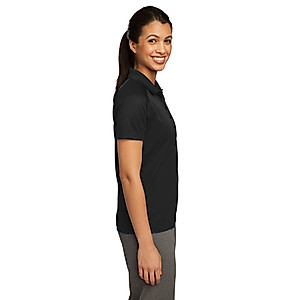 SPORT-TEK Ladies Dri-Mesh Pro Polo M Black