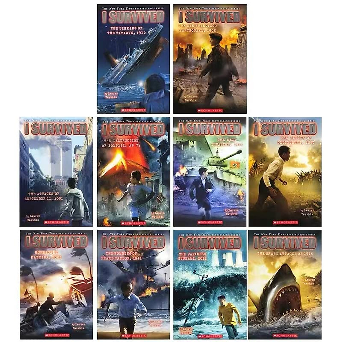 HiAnifri Superkids A Library of I Survived Series 20 Books Set Collection