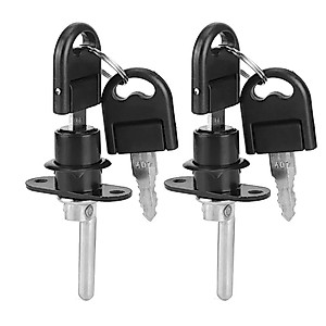 Cabinet Locks Filing Cabinet Locks 2 Piece Furniture Drawer Wardrobe Filing Cabinet Locks with Key Furniture Locks Key Locks Office Security Drawer Locks(16mm Black)