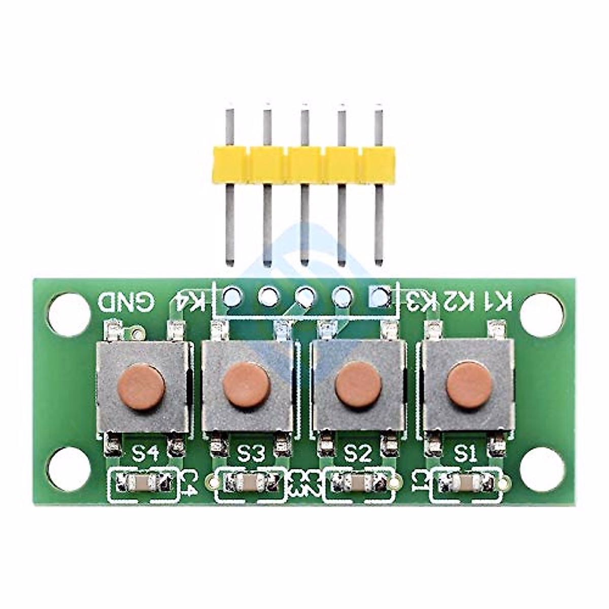 5Pin 1x4 4 Keys Button Keypad Keyboard Breadboard Module for Arduino DIY KIT Universal for Curriculum Graduation and Experiment