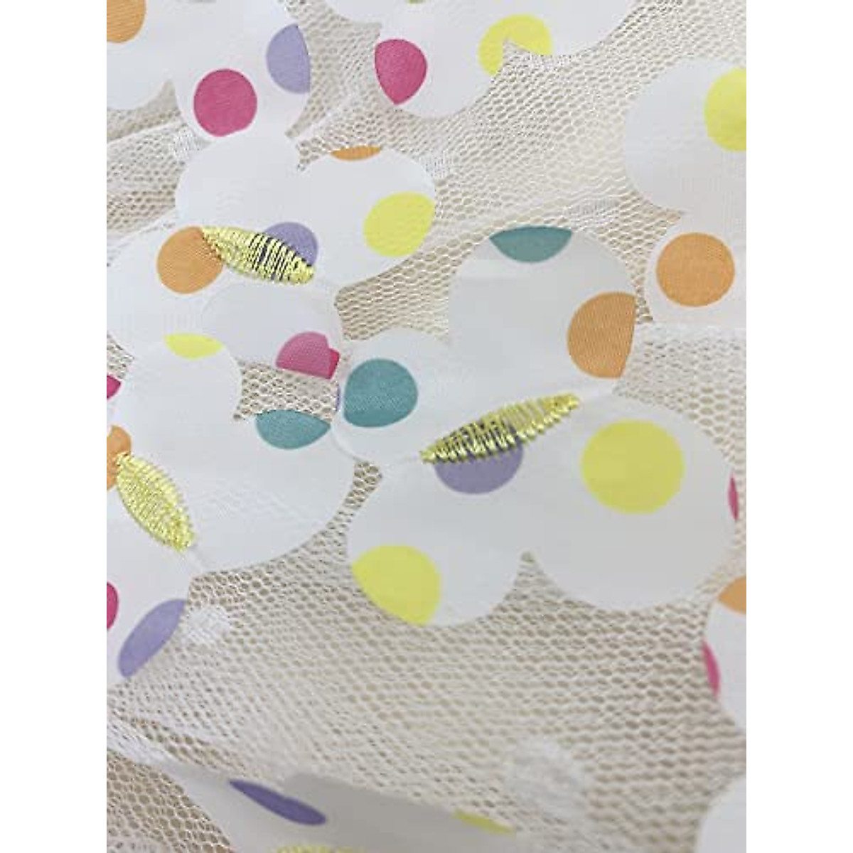 QWINEE Cute Polka Dot Mesh Cat Skirt Dog Dress Birthday Wedding Christmas Party Dog Costume Dresses for Kitty Puppy Small Medium Dogs Multicolor XL