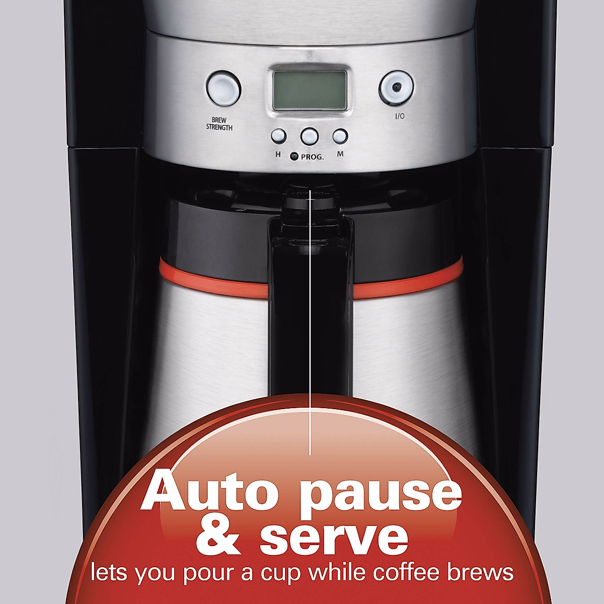 Hamilton Beach (46899A Programmable 10-Cup Thermal Coffee Maker, Stainless steel