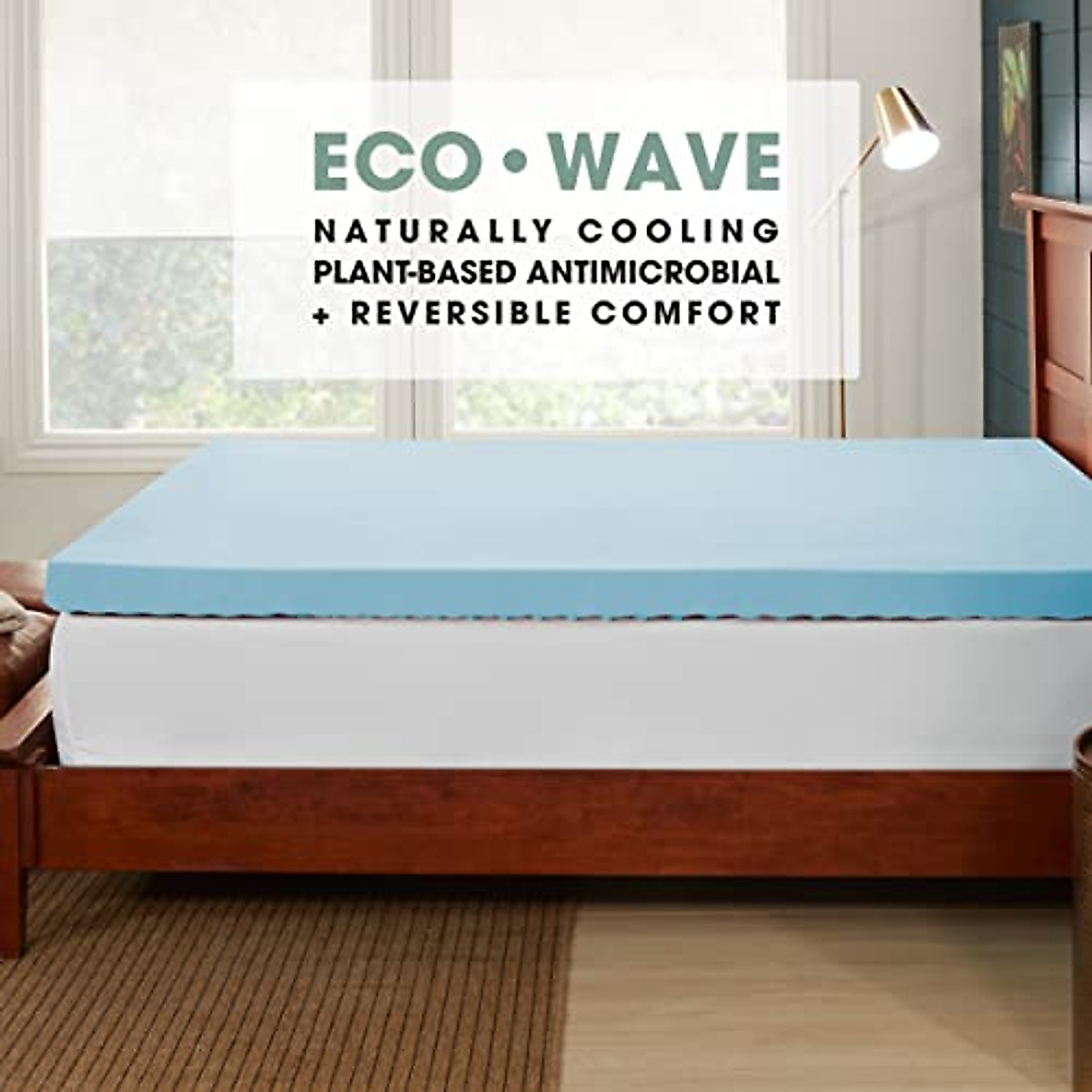 4" EcoWave Memory Foam Mattress Topper (Queen)