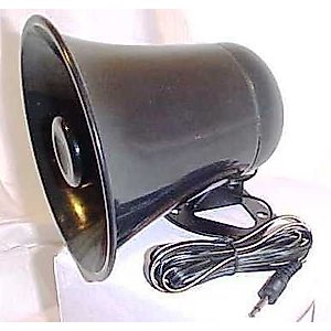 Pro Trucker PA Horn Speaker w/Plug & Wire - 5 inch for CB/Ham Radio