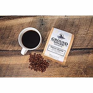Ground Shark Coffee - House Blend - Whole Bean 12 Ounce bag (Whole Bean)