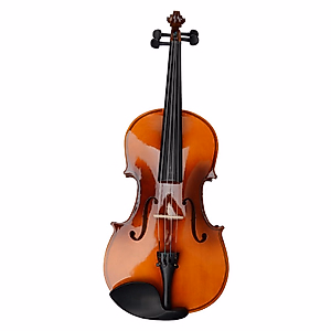 16 Inches Acoustic Viola with Case Bow Rosin, Musical Instrument Viola Set for Adults,Beginners Students (Brown)