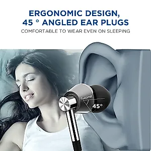 1MORE Triple Driver In-Ear Earphones Hi-Res Headphones with High Resolution, Bass Driven Sound, MEMS Mic, In-Line Remote, High Fidelity for Smartphones/PC/Tablet - Silver