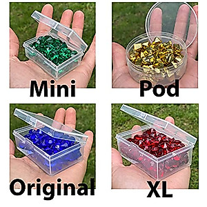 BitsBins Board Game Piece Storage and Organizers, Accessories that Organize Tokens and Components Both in the Game Box and During Game Play | Includes 12 BitsBins | Original Measures 3.2" X 2" X 1.25"