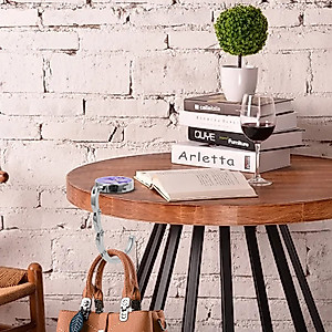 BEAVOING Purse Hanger, Foldable Purse Hook Set of 6 Mixed Pattern Purse Table Hanger Womens Bag Purse Holder for Desk Tables