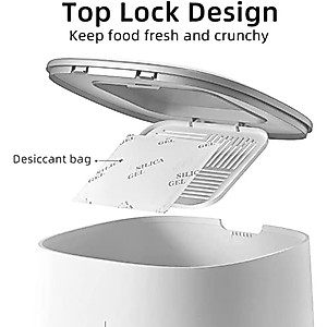 ROJECO Automatic Cat Feeders for 2 Cats, 4L Cat Food Dispenser with APP Control, Double Stainless Steel Bowls, Dual Power Supply and Low Food Alarms, 2.4GHz Wi-Fi Enabled Pet Feeder for Cats and Dogs