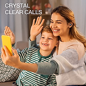 Hikapa X9 Wireless Earbuds Bluetooth 5.3 Headphones Waterproof Stereo Earphones in Ear Touch Control with Microphone Headset with Deep Bass for Sport, Gaming and Running