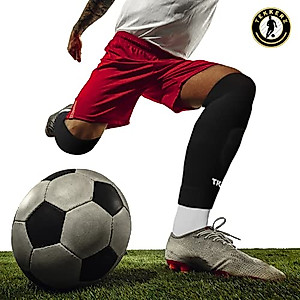Tekkerz Leg Sleeve Compatible with Grip Socks Best Alternative to Soccer, Football, Hockey, Rugby Athletic Socks