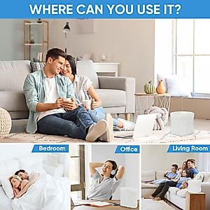 BIHARNT 6 Pack Humidifier Filters HAC-504 Replacement for Honeywell Humidifier Filter, Filter A Humidifier Filter Replacement for HCM300/350/600/700 Honeywell Humidifier, White