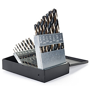 Norseman 15pc 1/16-1/2" Black & Gold Bit Set
