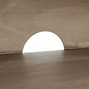 SAFAVIEH Home Collection Tate Greige 2-Door 1-Shelf Entertainment Media Stand up to 55" Flatscreen TV