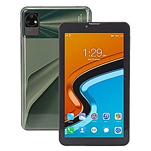 PUSOKEI 7 Inch Tablet,2G RAM 32G ROM,Octa Core Processor,1280x800IPS HD IPS Screen,5GWIFI Dual Band 3500mAh Battery Kids Tablet(Green)