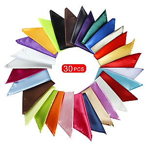 MONOTONOUS Men's Handkerchief, Pack of 30, 8.6" x8.6