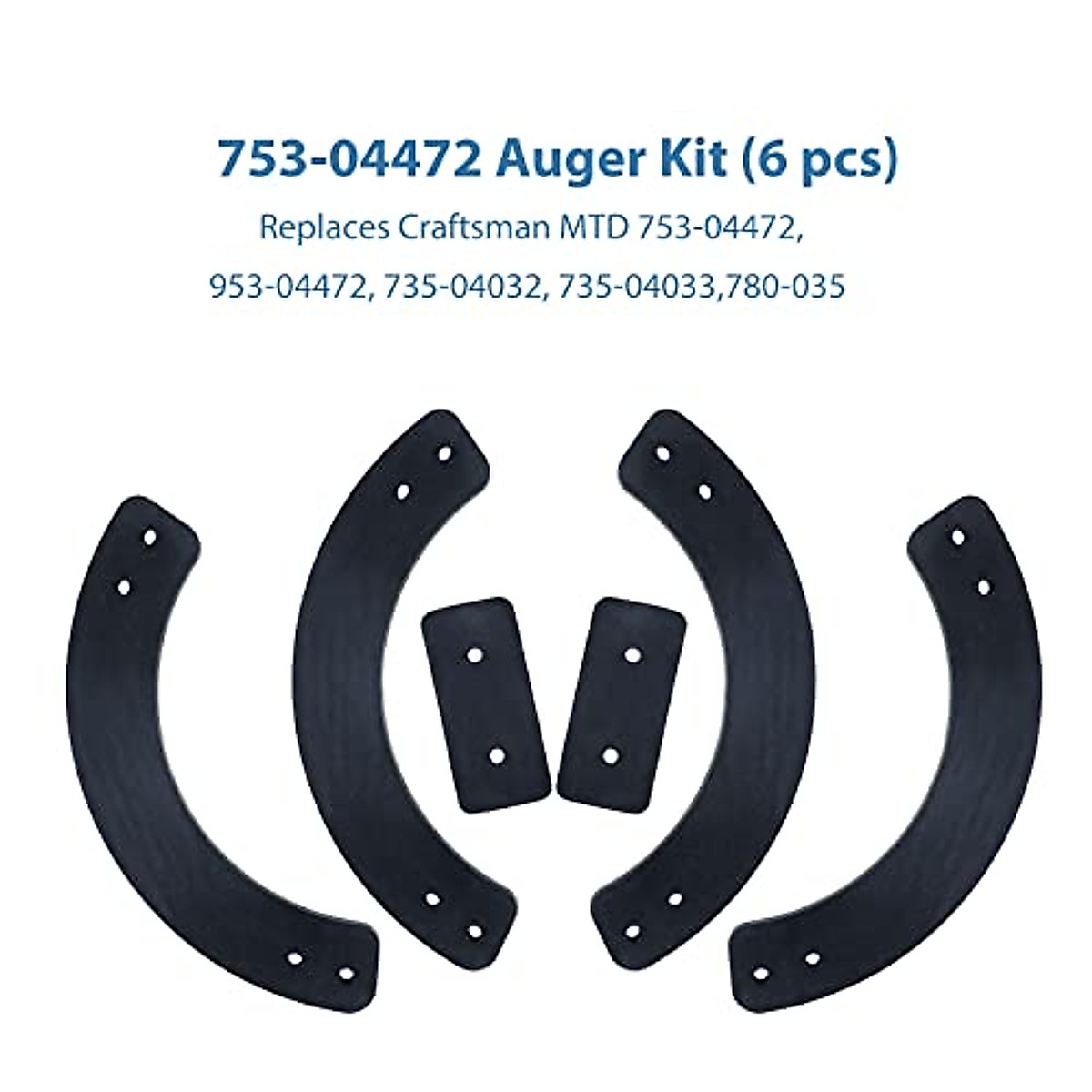 POSEAGLE 753-04472 Auger Kit with 731-1033 Shave Plate 946-04091 Clutch Cable 946-04237 Clutch Cable 954-0101A Drive V-Belt F6RTC Spark Plug