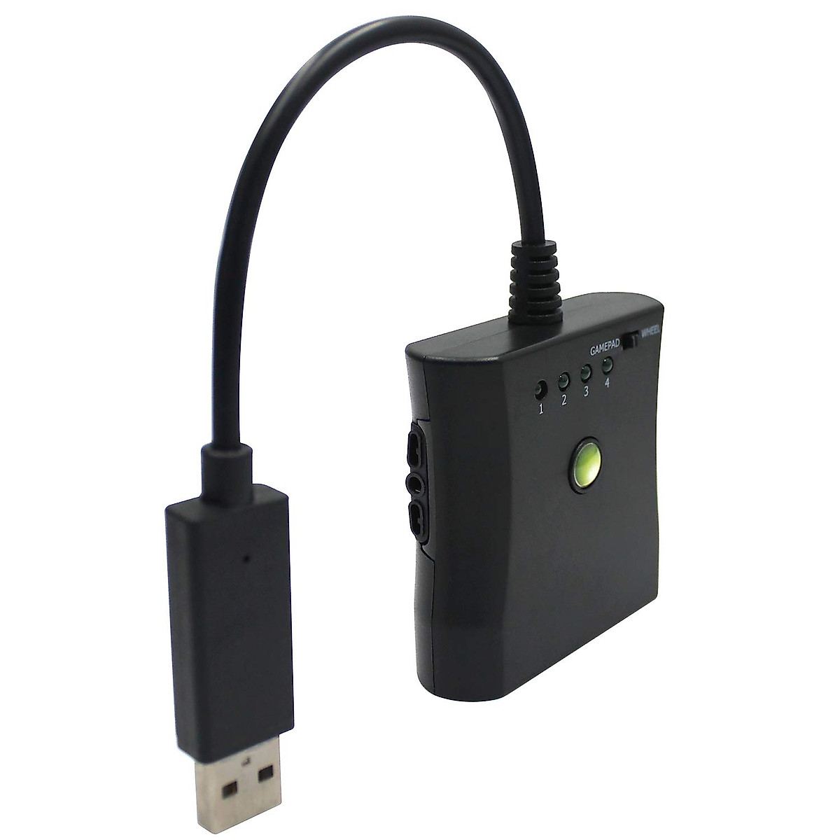 OSTENT PS2 to Xbox 360 Controller/Wheel/Dance Pad Adapter Converter for Microsoft Xbox 360