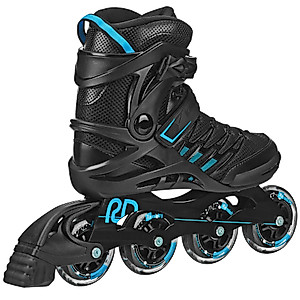 Roller Derby Aerio Q-84 Men's Inline Skates - Black/Blue - Size 09