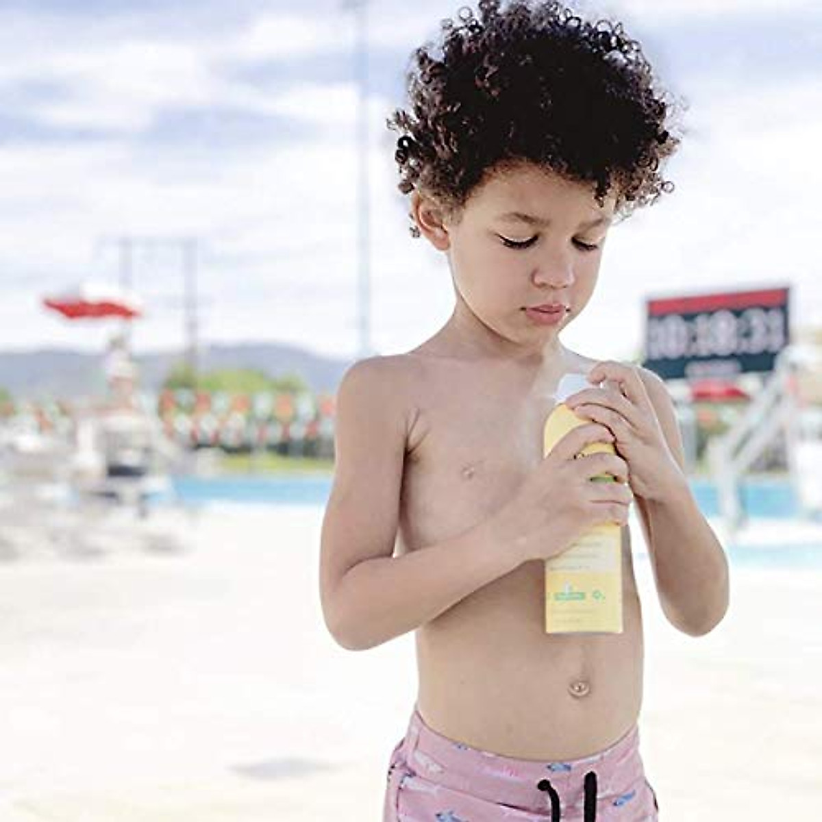 Babo Botanicals Sheer Zinc Continuous Spray Sunscreen SPF 30 with 100% Mineral Active, Water-Resistant, Fragrance-Free, Vegan, for Babies, Kids or Sensitive Skin - 6 Oz. - 1-Pack