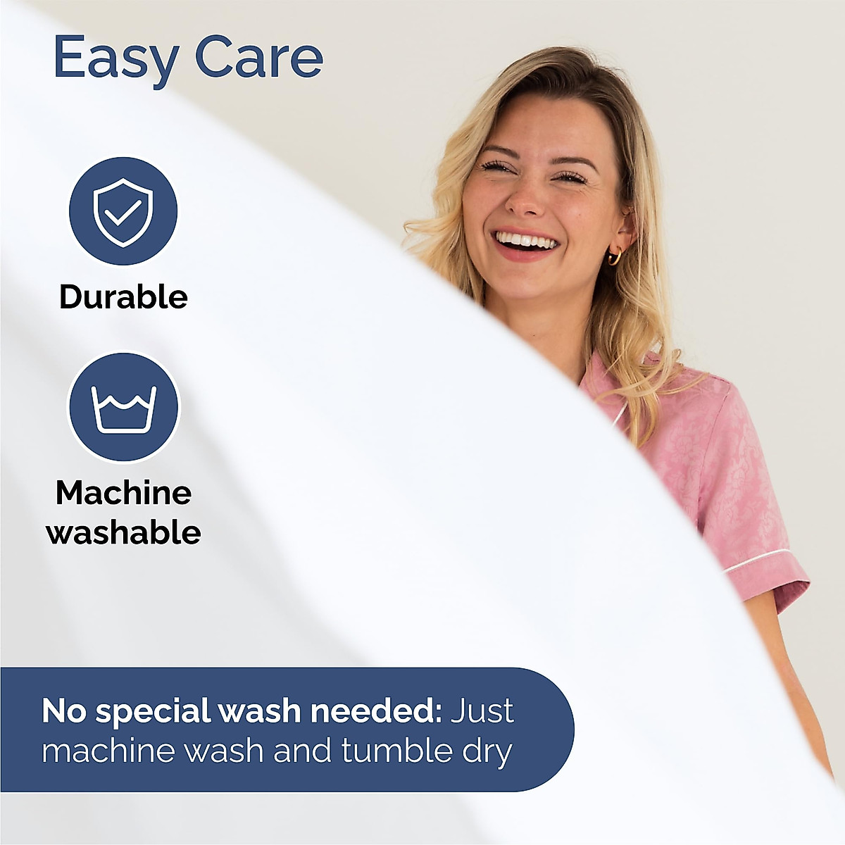 Queen Size Sheet Set - Breathable & Cooling Sheets - Hotel Luxury Bed Sheets - Extra Soft - Deep Pockets - Easy Fit - 4 Piece Set - Wrinkle Free - Comfy – White Bed Sheets - Queens Sheets – 4 PC