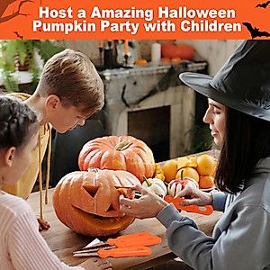 KOVSPO Halloween Pumpkin Carving Kit Tools, Stainless Steel Pumpkin Carving Set, Professional Heavy Duty Carving Set, Family DIY Carving Tools-Gift for Halloween (7PCS)