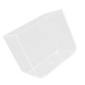 ZHIZHOUNEY Transparent Plastic Fish Bowl with Anti Slip Bottom Aquarium Aquatic Pet Supplies Practical Fish Tank Flower Plant Vase Plastic Aquarium Tank Plastic Aquarium Tank Large