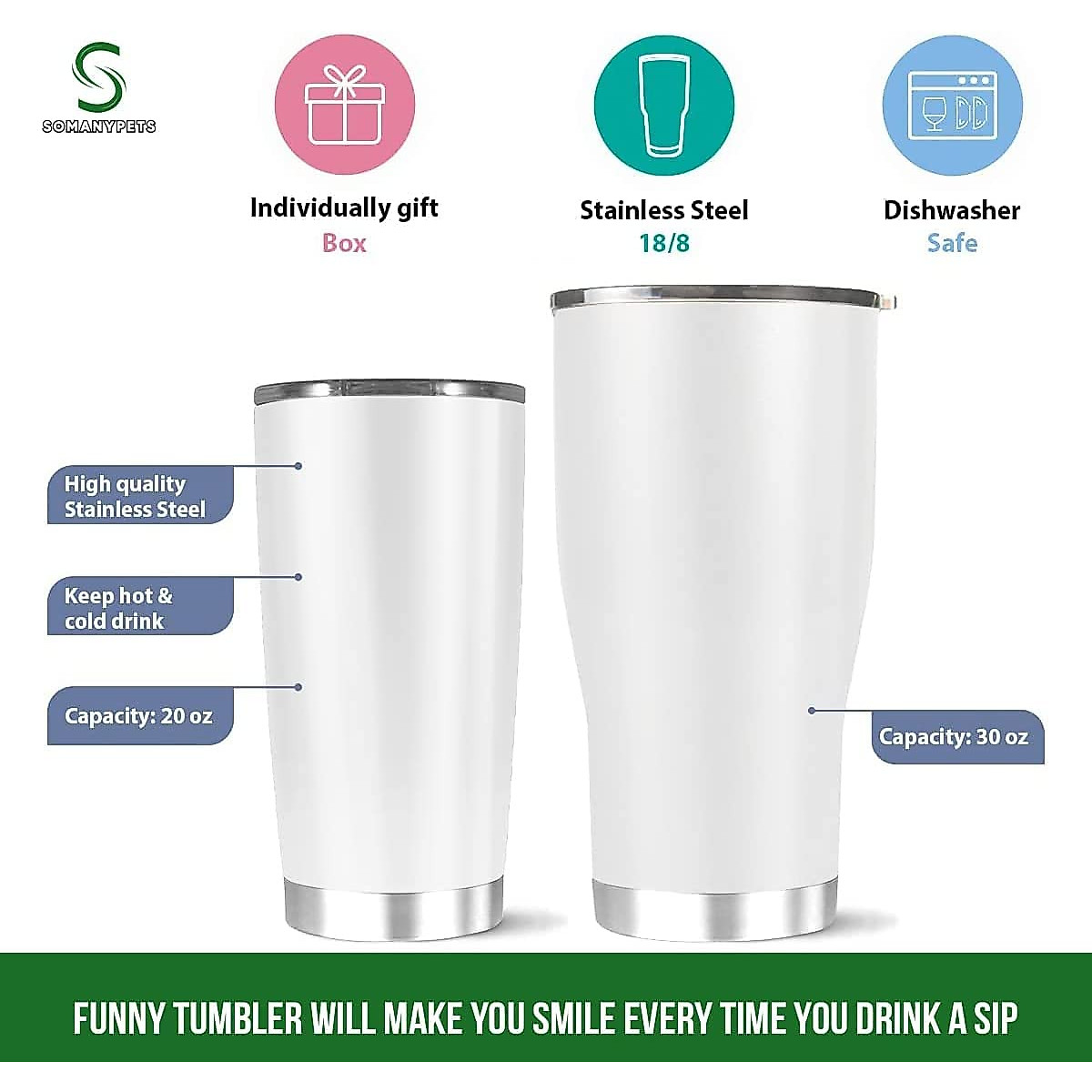 So Many Pets Personalized Gnome I Love Being A Nana Mimi Grandma Tumbler Cup with Grandkids Names, Gift For Grandmother Granny Grammy Birthday 20oz 30oz Coffee/Tea Mug with Lid