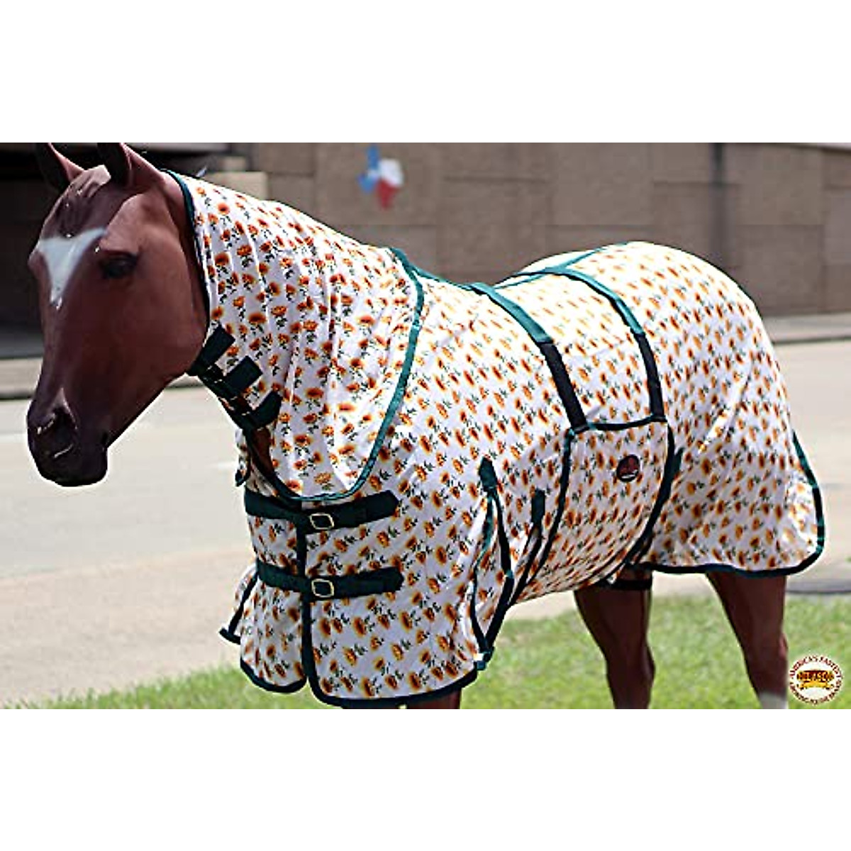 HILASON 78 Inches Horse Fly Sheet Ultra Violet Rays Protect Mesh Bug Mosquito Summer Spring | Fly Sheet | Horse Turnout Sheet | Fly Sheet for Horses | Bug and Mosquito Protection | Fly Sheet for Horse