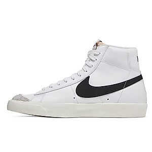 Nike Men's Basketball Shoes , White Black , 9 US