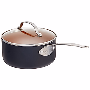 Gotham Steel 1048 3 quart saucepan, Brownish