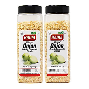 2 PACK Onion Minced Dried/Cebolla Picada Seca 2x17 oz