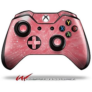 WraptorSkinz Decal Style Vinyl Skin Wrap Compatible with Xbox One Original Wireless Controller Stardust Pink - (Controller NOT Included)