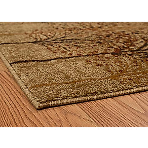 United Weavers of America Affinity Tree Blossom Area Rug - 1ft. 10in. x 3ft., Natural, Machine Made Rug with Twisted Heatset Construction, 1'10" x 3'