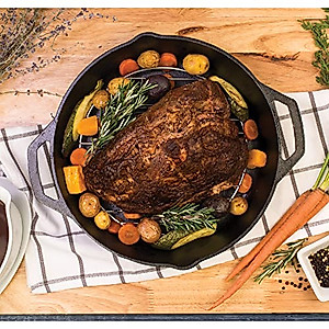 Mrs. Anderson's Baking Harold Imports 9-Inch Round Cake Rack, Silver