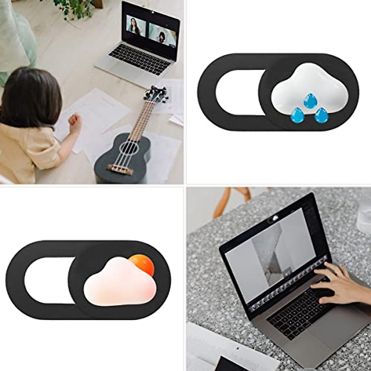 SOLUSTRE Computer Camera for Webcam Phone Camera Slider Covers Laptop Anti-Peeping Your Protector and Privacy Slide Tablet Cover Lens Blocker Visual Web Notebook Laptops Computers Laptops