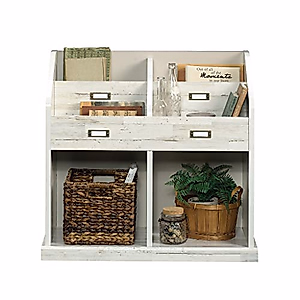 Sauder Barrister Lane Bookcase, White Plank Finish