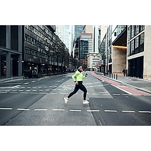 BUFF Adult DryFlx Reflective Neck Gaiter, Running Headband & Cycling Face Shield, Winter Neck Warmer & Balaclava, Light Grey Reflect, One Size