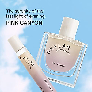 Skylar Pink Canyon Eau de Parfum - Hypoallergenic & Clean Perfume for Women & Men, Vegan & Safe for Sensitive Skin - Notes of Grapefruit, Pink Salt & Cedar - 10mL /0.33 Fl oz