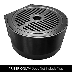 Drip Tray Mug/Cup Riser Made for The Keurig to Reduce Splashes - Riser Only (K-Duo Plus 2.5 inches Tall, Black)