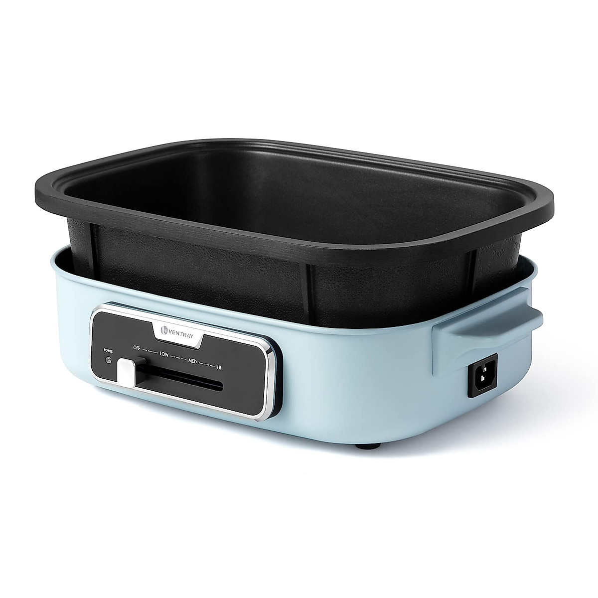 Indoor Electric Grill Appliance Griddle Party Electric Skillets Set with 5 Removable Nonstick Plates for Grilling, HotPot, BBQ, Dessert,Stir Fry, Paella Pasta Pot, All in One Cooking Machine